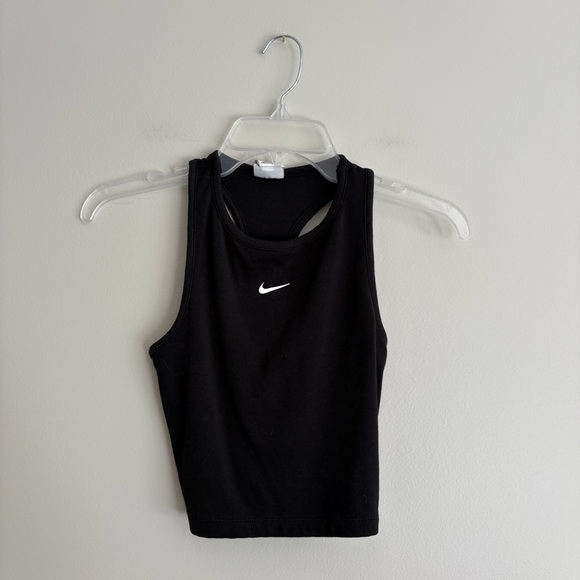Nike | Tops | Nike Womens Razorback Black Ribbed Crop Top Tank | Poshmark